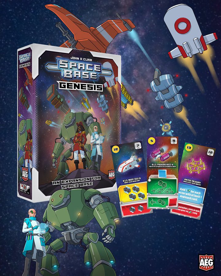Space Base: Genesis Coming…Soon From Alderac Entertainment Group – Dude ...
